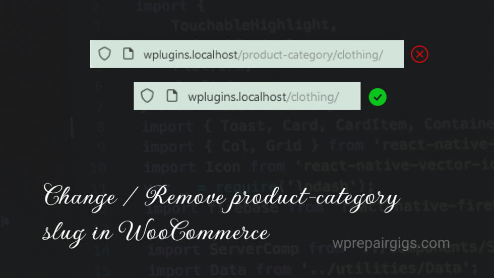 How to remove product-category slug in woocommerce - WP Repair Gigs How to remove product-category slug in woocommerce - WP Repair Gigs